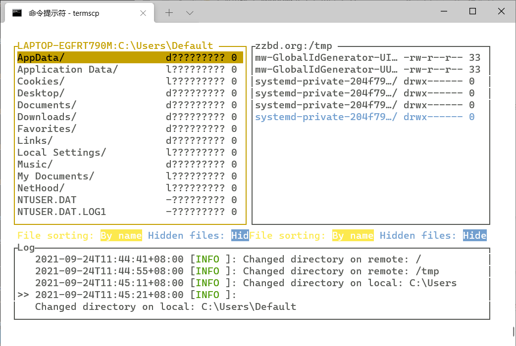 Termscp--终端界面的多协议多平台文件传输管理 | J.F's BLOG